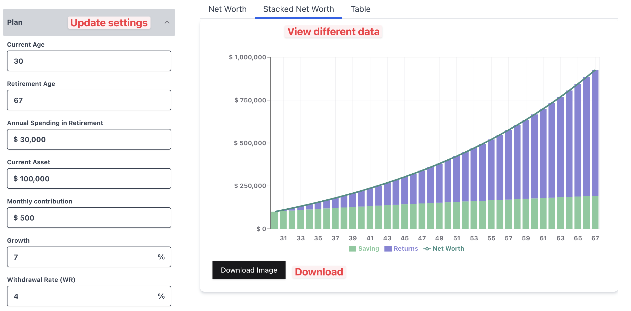 Coast FIRE Calculator - Money of Life